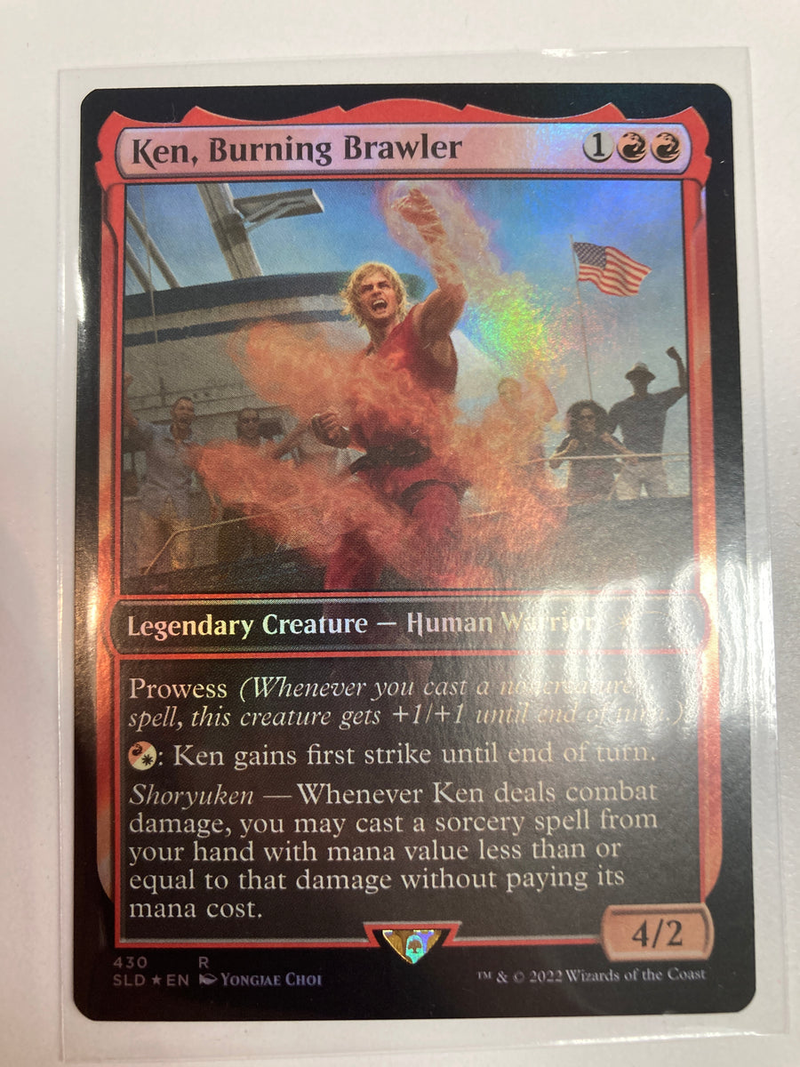 MTG TCG Ken, Burning Brawler 430 SLD Foil NM – True Believers Gaming ...