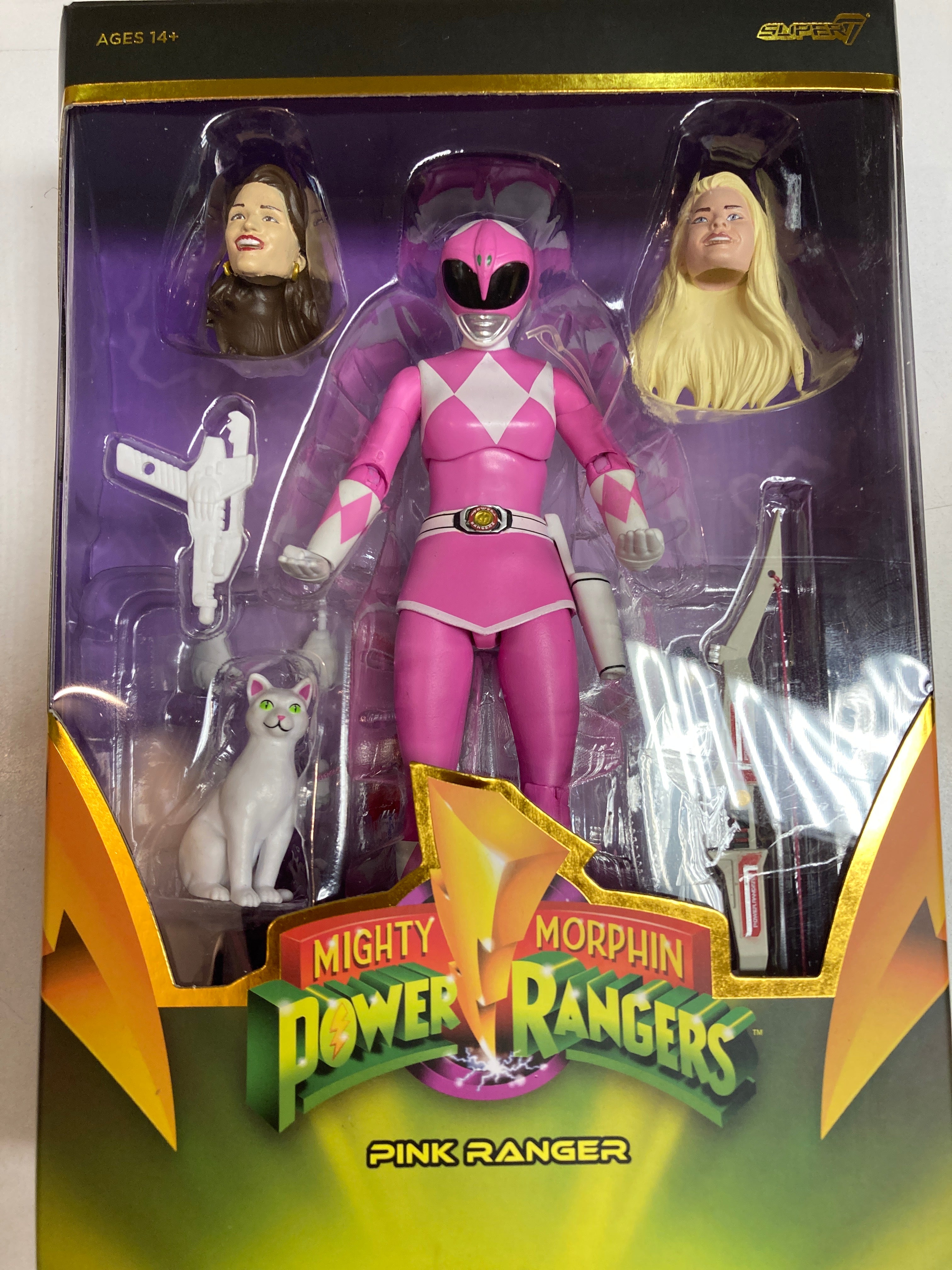 Super 7 Ultimates! Mighty Morphing Power Rangers Pink Ranger – True ...