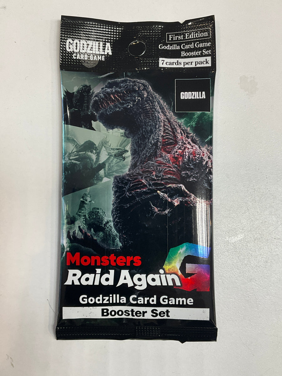 Monsters Raid Again Godzilla Card Game Booster Pack – True Believers ...