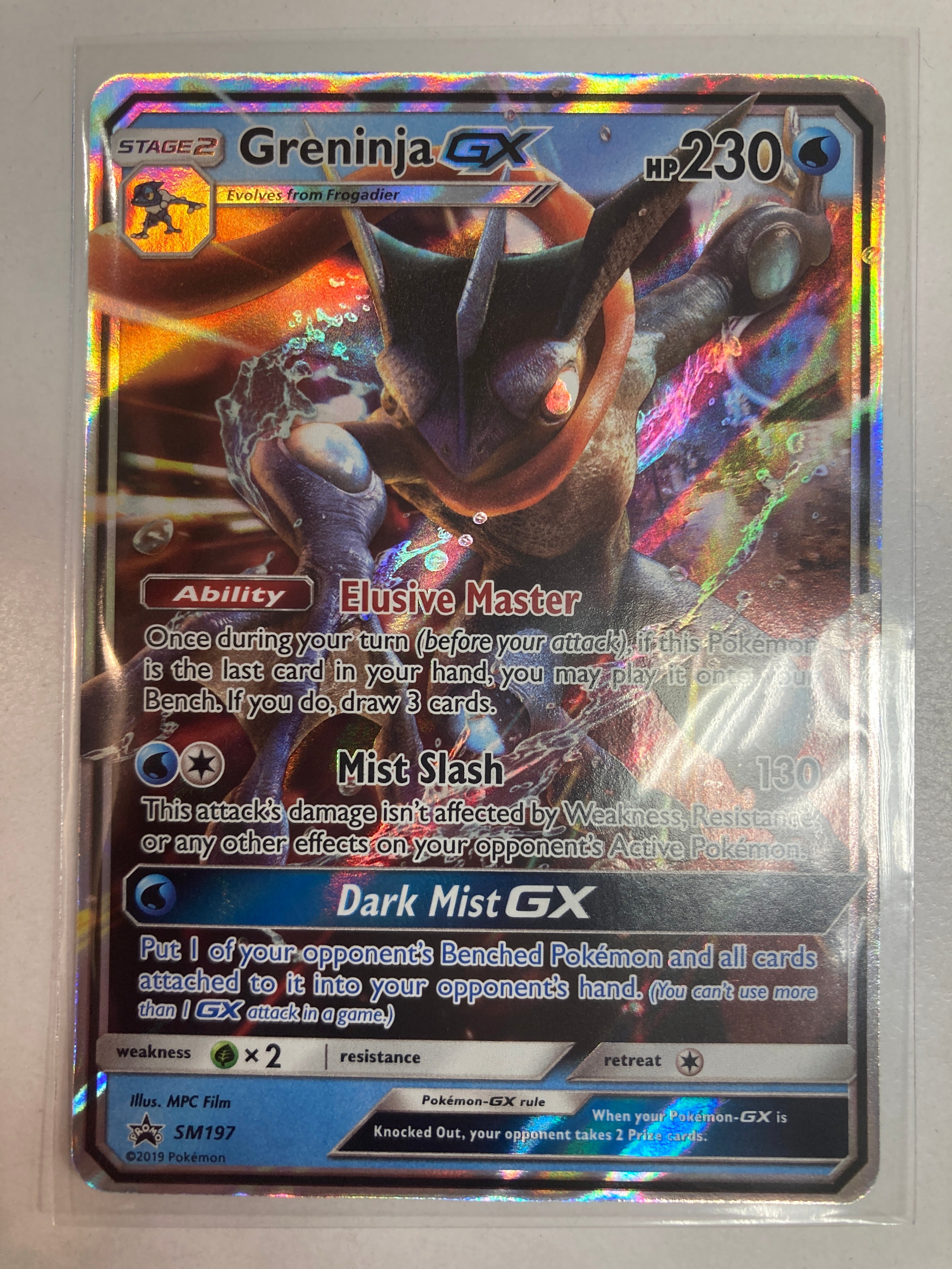 Pokémon TCG Greninja GX SM197 Promo NM – True Believers Gaming and ...