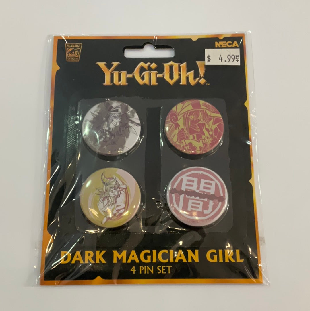 NECA YuGiOh Dark Magician Girl 4 Pin Set – True Believers Gaming and ...