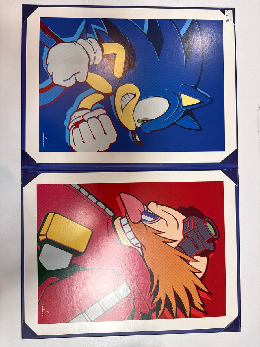 Sonic The Hedgehog Cardboard Poster – True Believers Gaming and ...