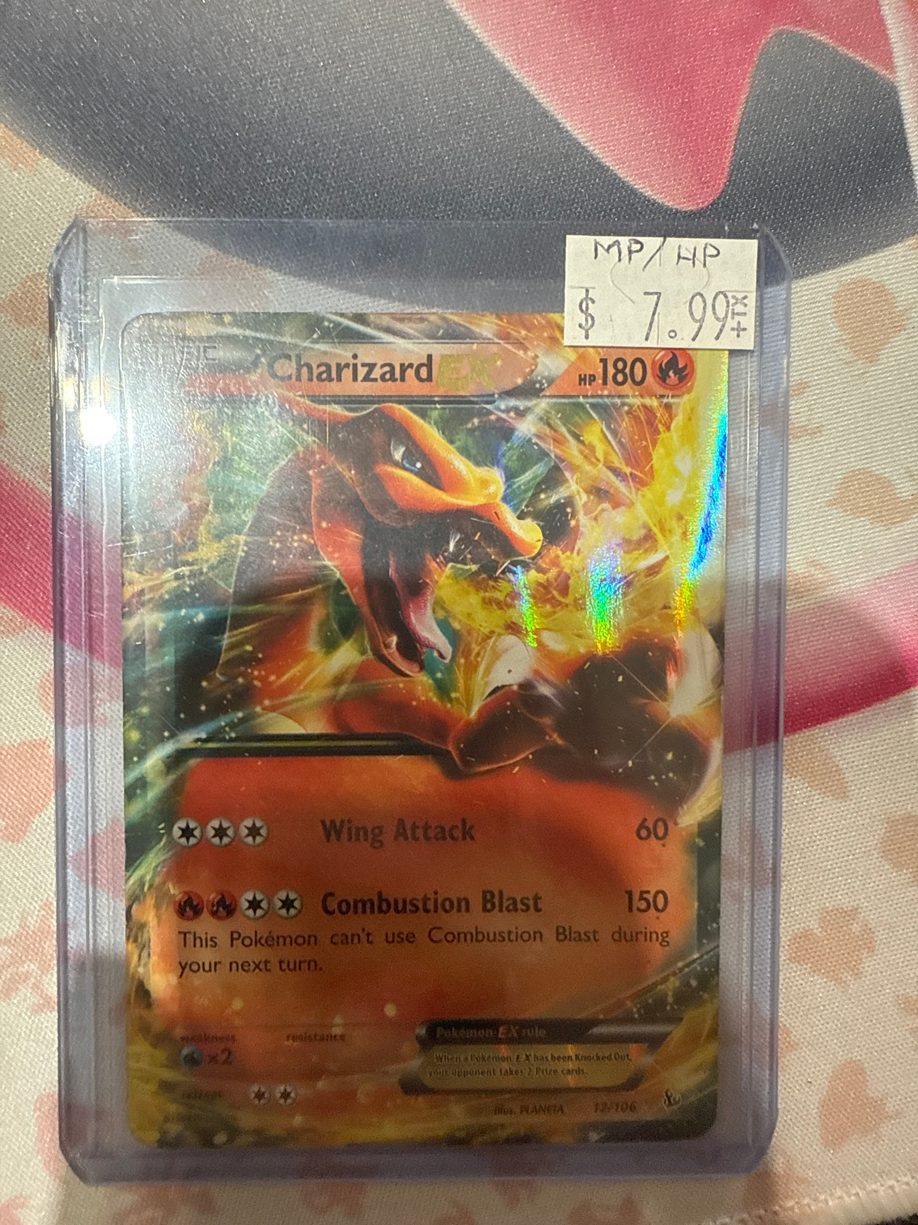 Pokemon TCG Charizard EX XY Flashfire 12-106 MP-HP – True Believers ...