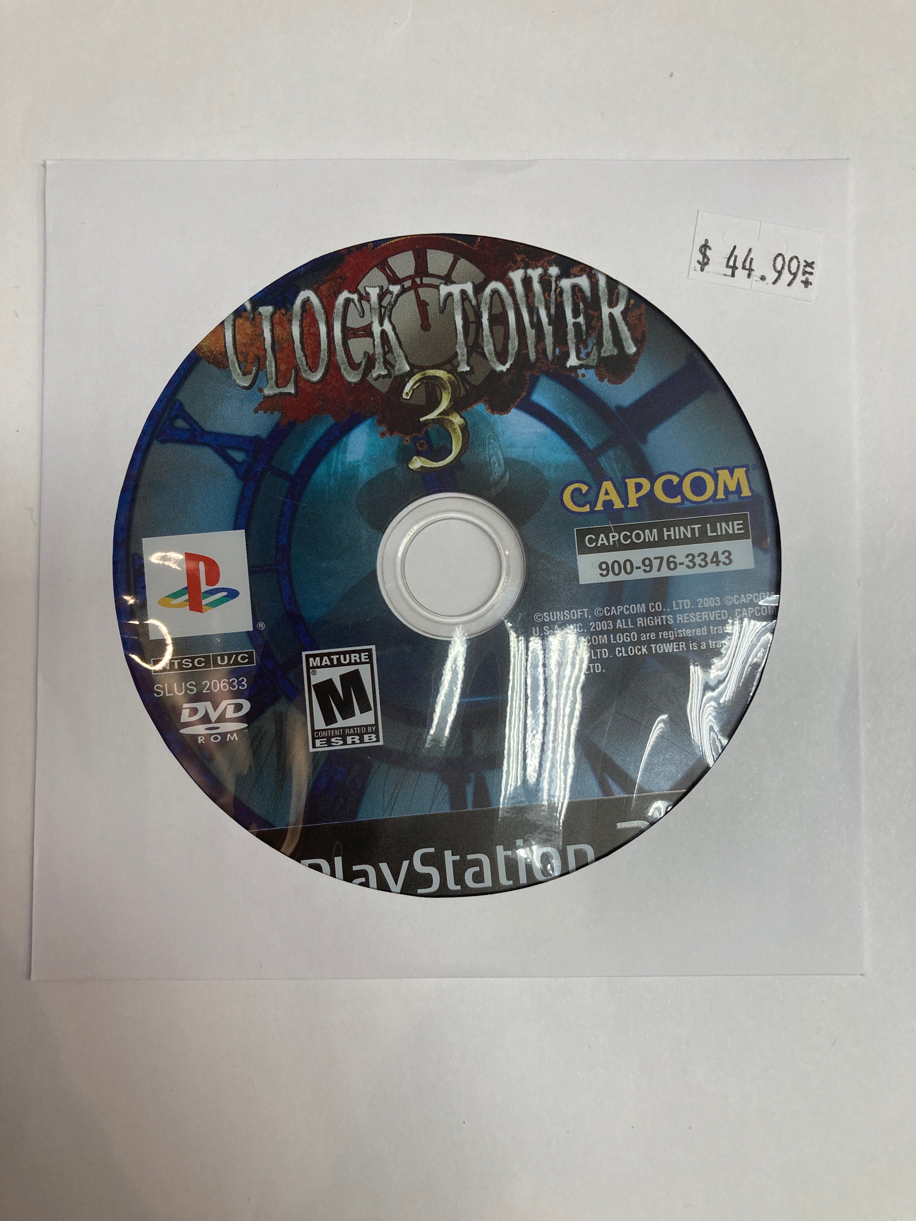 PlayStation 2 Clock Tower 3 Game – True Believers Gaming and Collectibles