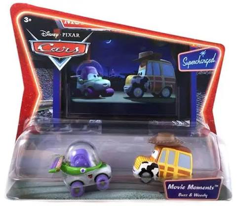 Mattel Supercharged Disney Pixar Cars Movie Moments BUZZ & WOODY – True ...