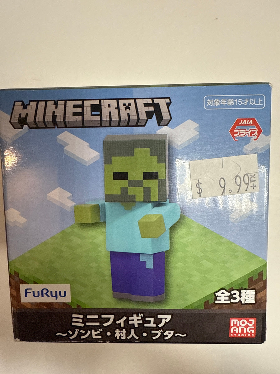 Furyu Minecraft Mini Figure Zombie Villager – True Believers Gaming and ...