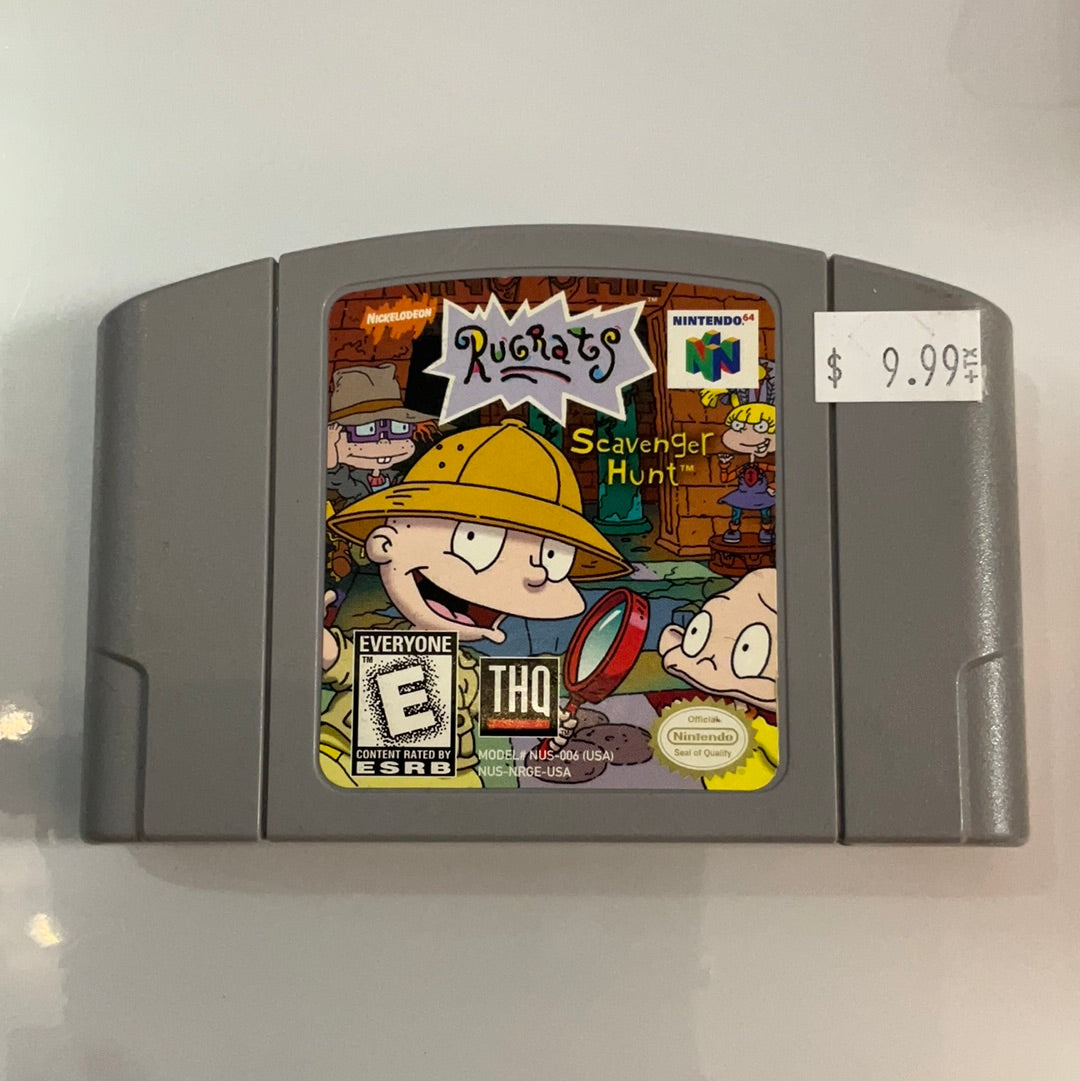 N64 Rugrats Scavenger Hunt Game – True Believers Gaming and Collectibles