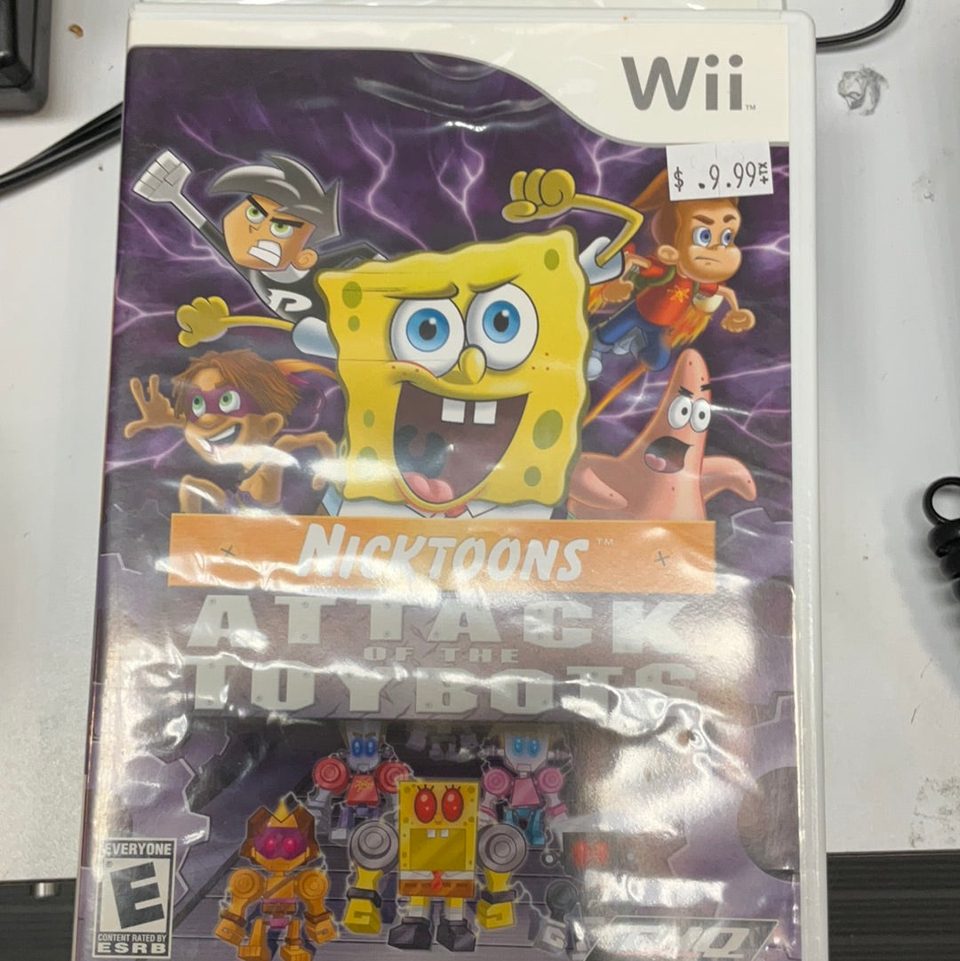 Nintendo Wii Nicktoons Attack of the Toybots – True Believers Gaming ...