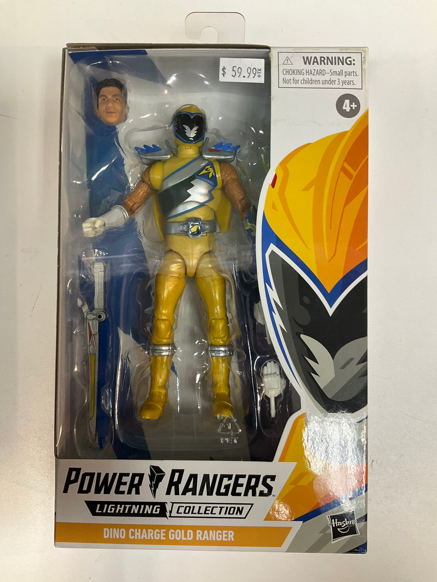 Hasbro Power Rangers Dino Charge Gold Ranger Lightning Collection ...