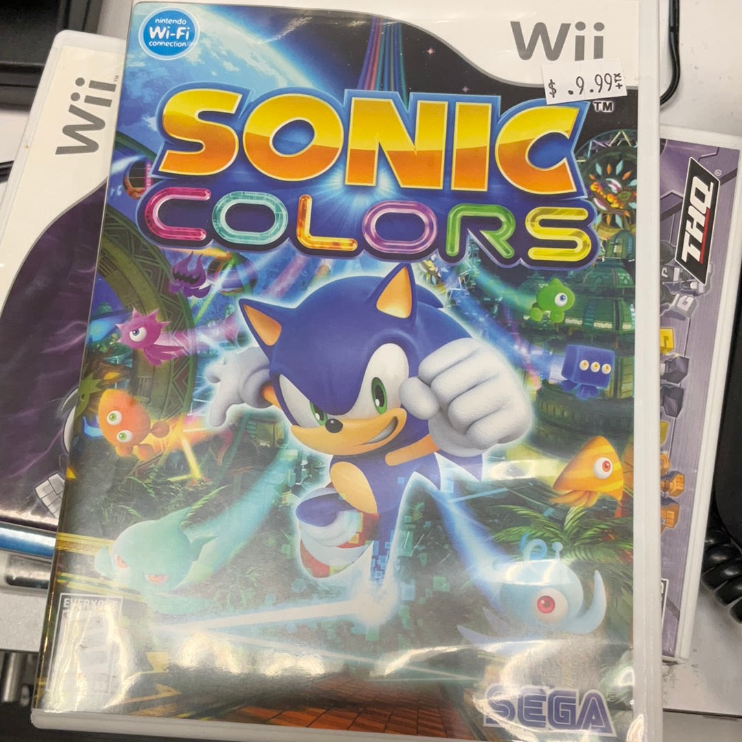 Nintendo Wii Sonic Colors Game – True Believers Gaming and Collectibles