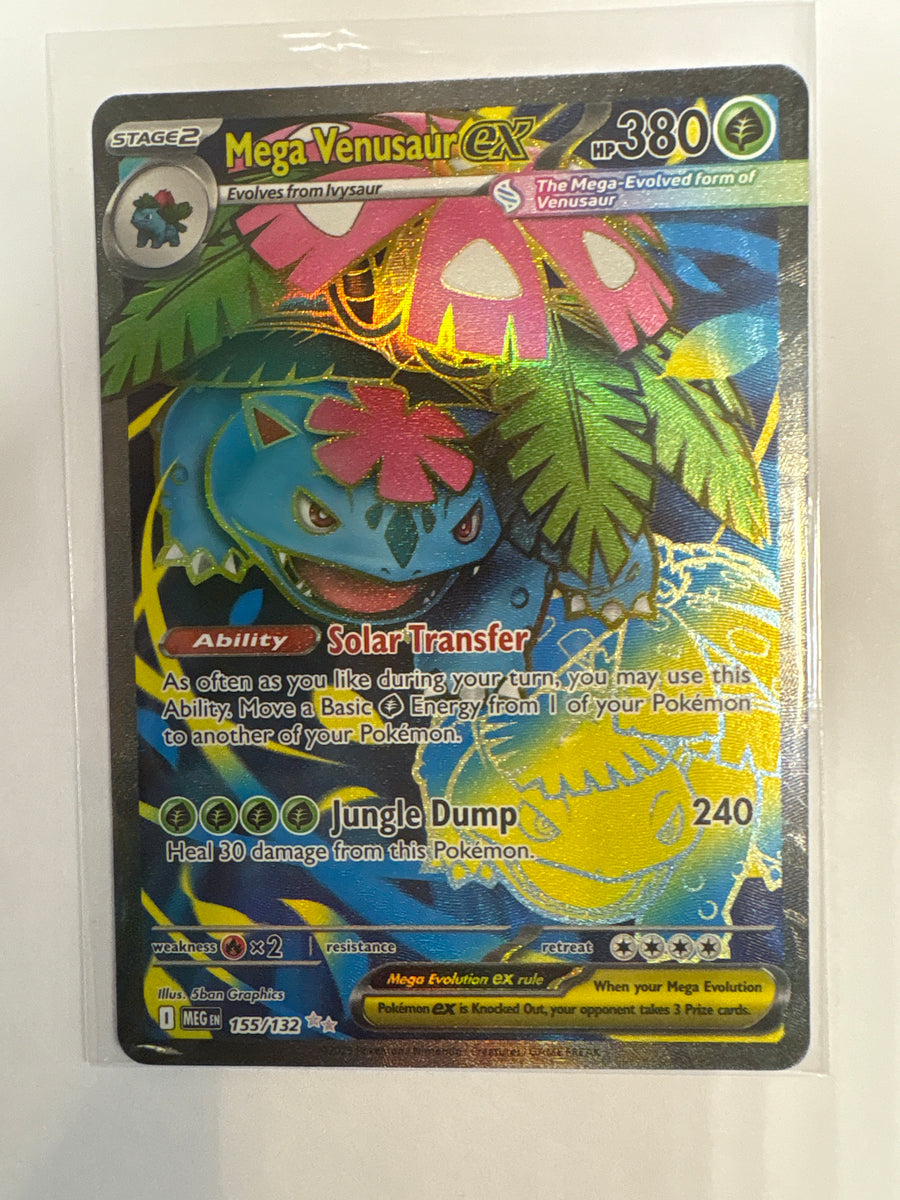 Pokémon TCG Mega Venusaur EX 155/132 Mega Evolution NM – True Believers ...