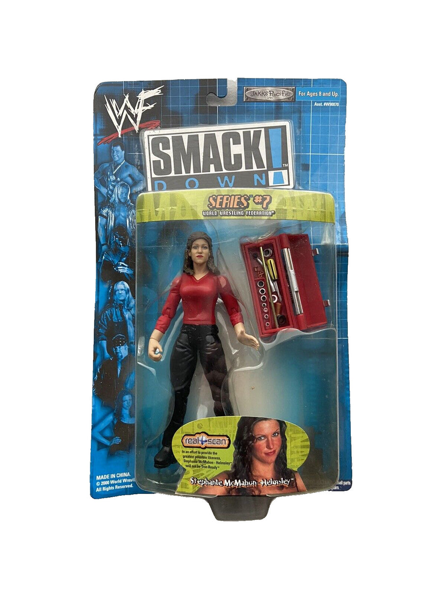 WWE WWF Smack Down Series 7 Stephanie McMahon-Helmsley Action Figure ...