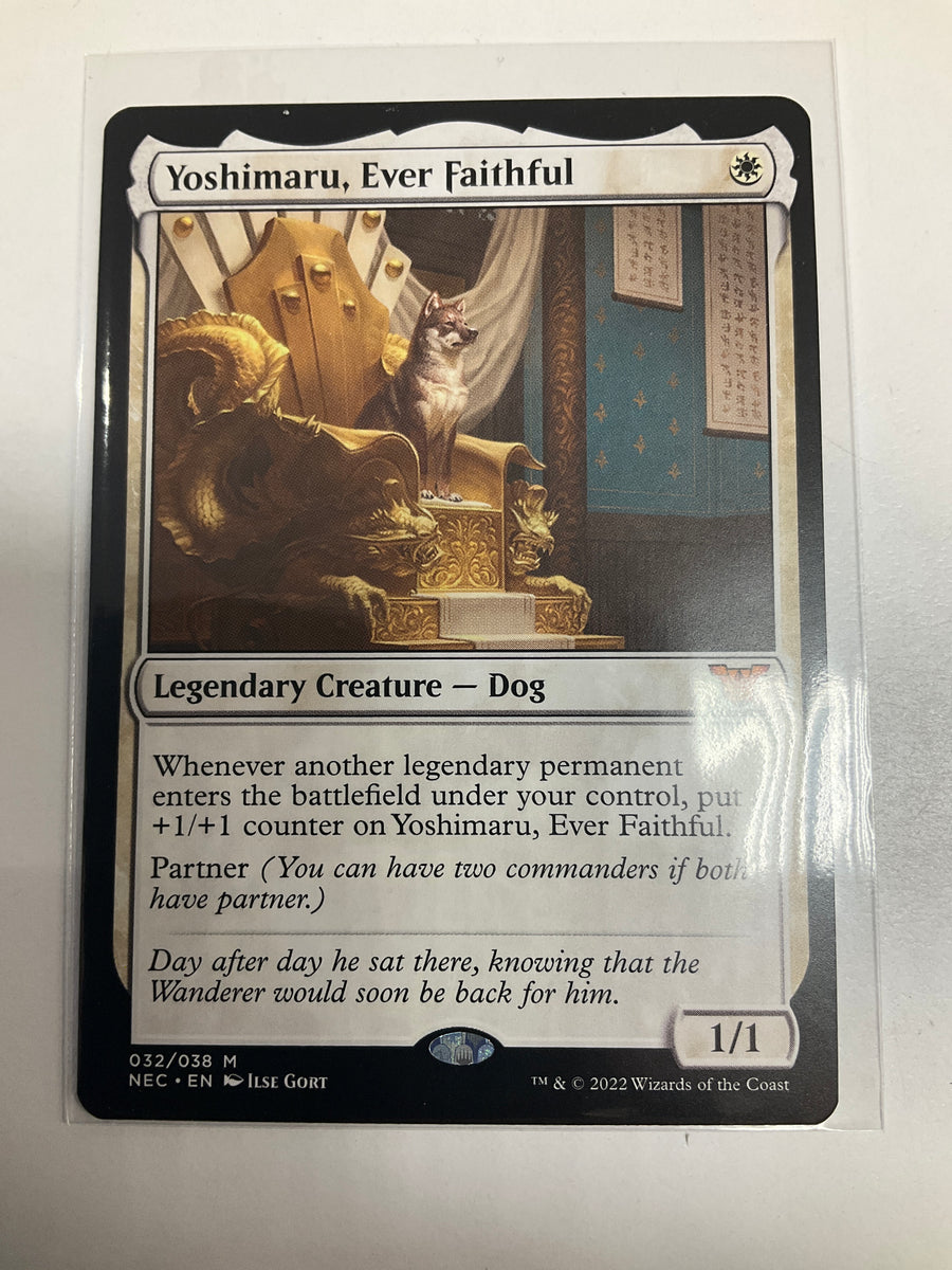 MTG TCG Yoshimaru, Ever Faithful 032/038 NEC NM – True Believers Gaming ...