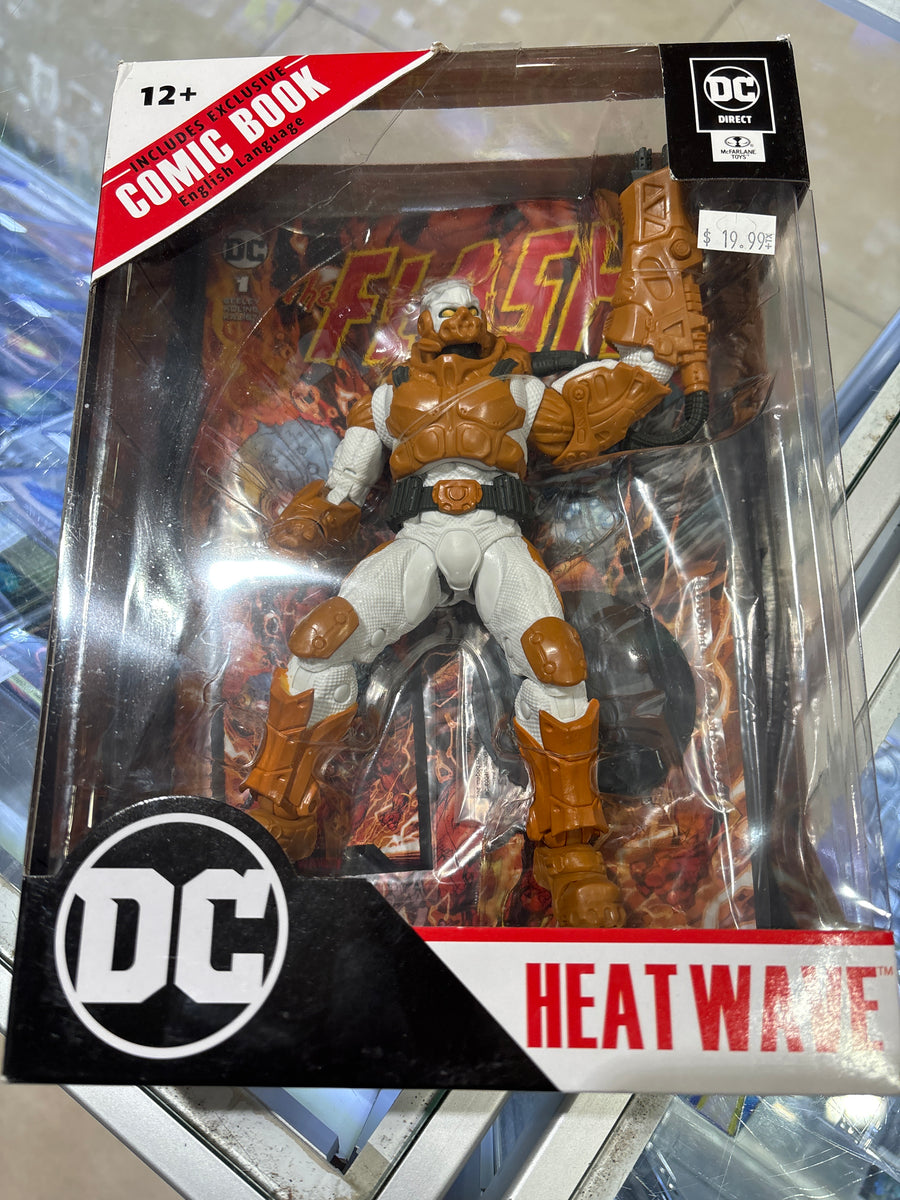 McFarlane DC HeatWave Figure Includes Exclusive Comic Book – True ...