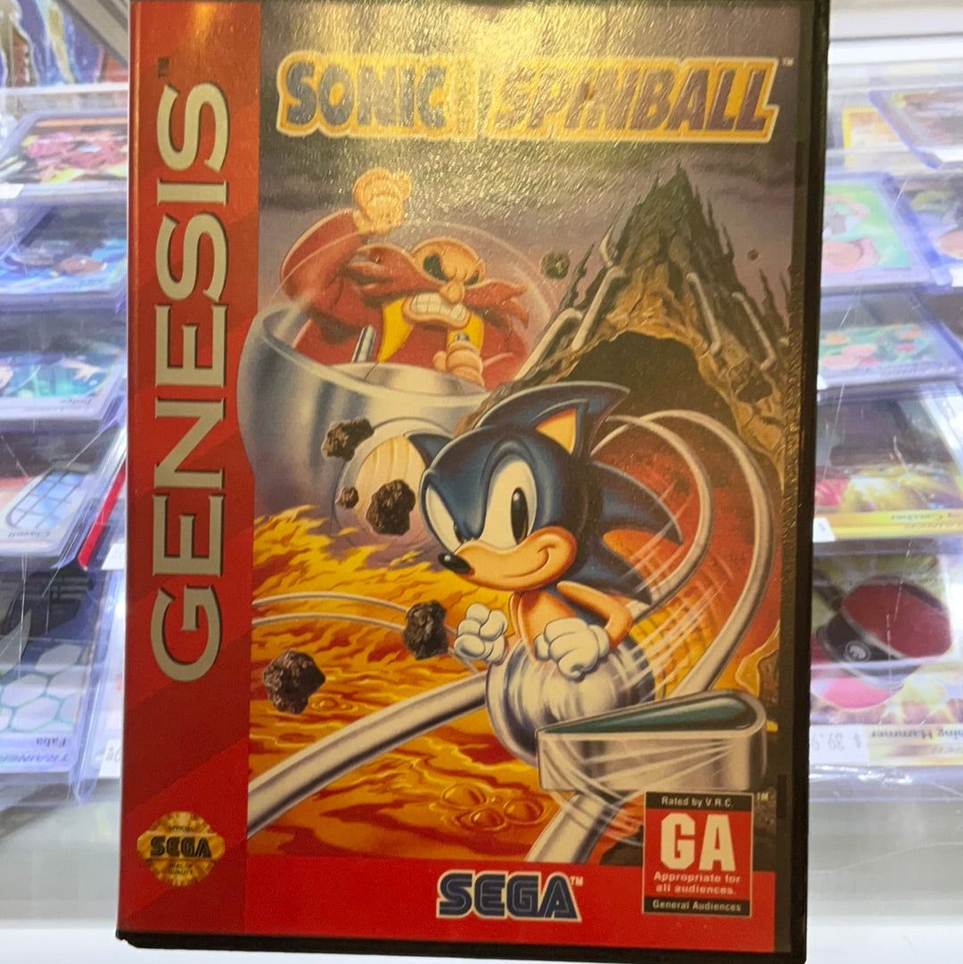 SEGA Genesis Sonic the Hedgehog Spinball Game – True Believers Gaming ...