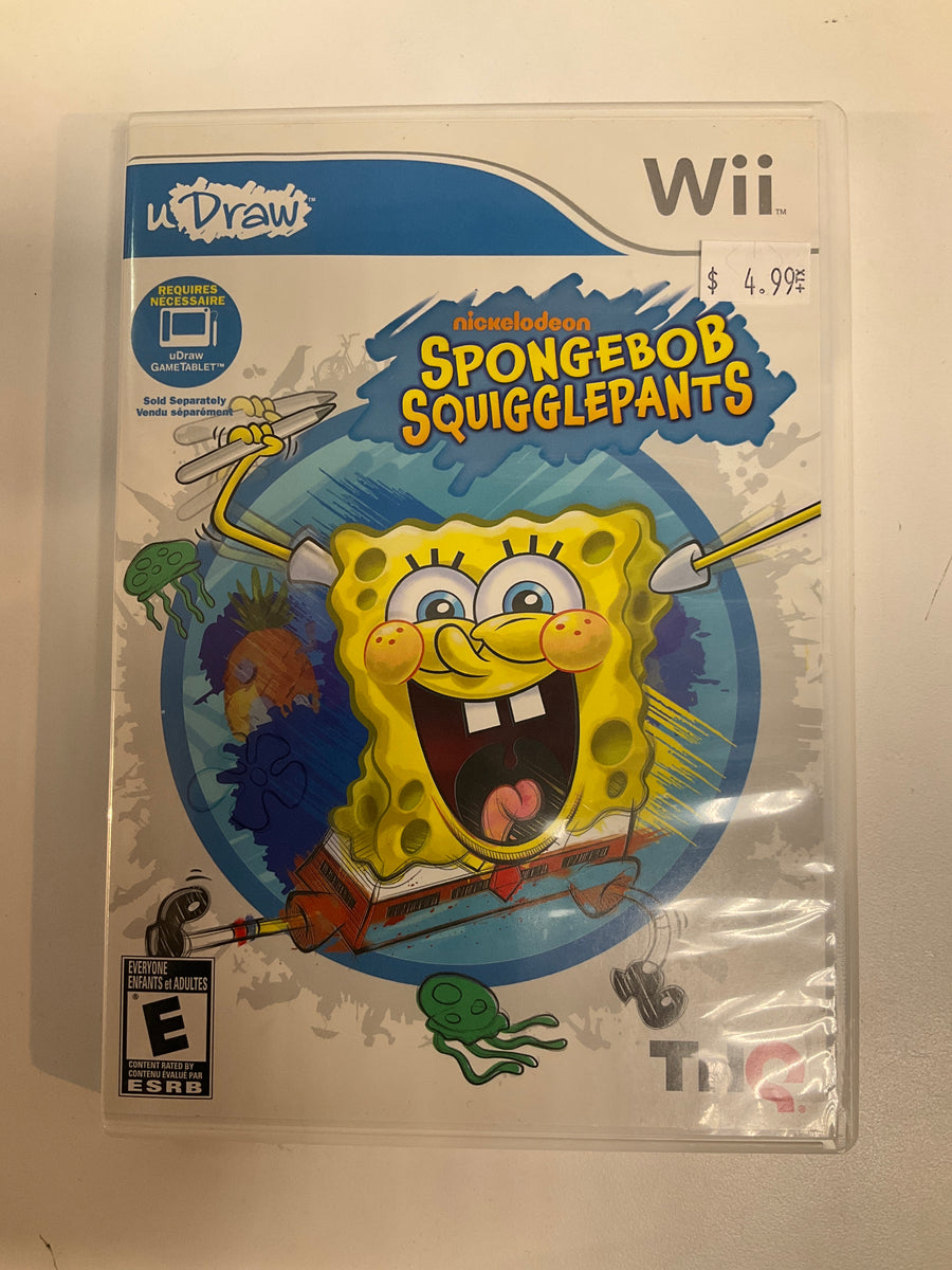 Nintendo Wii Spongebob Squarepants Udraw Game – True Believers Gaming ...