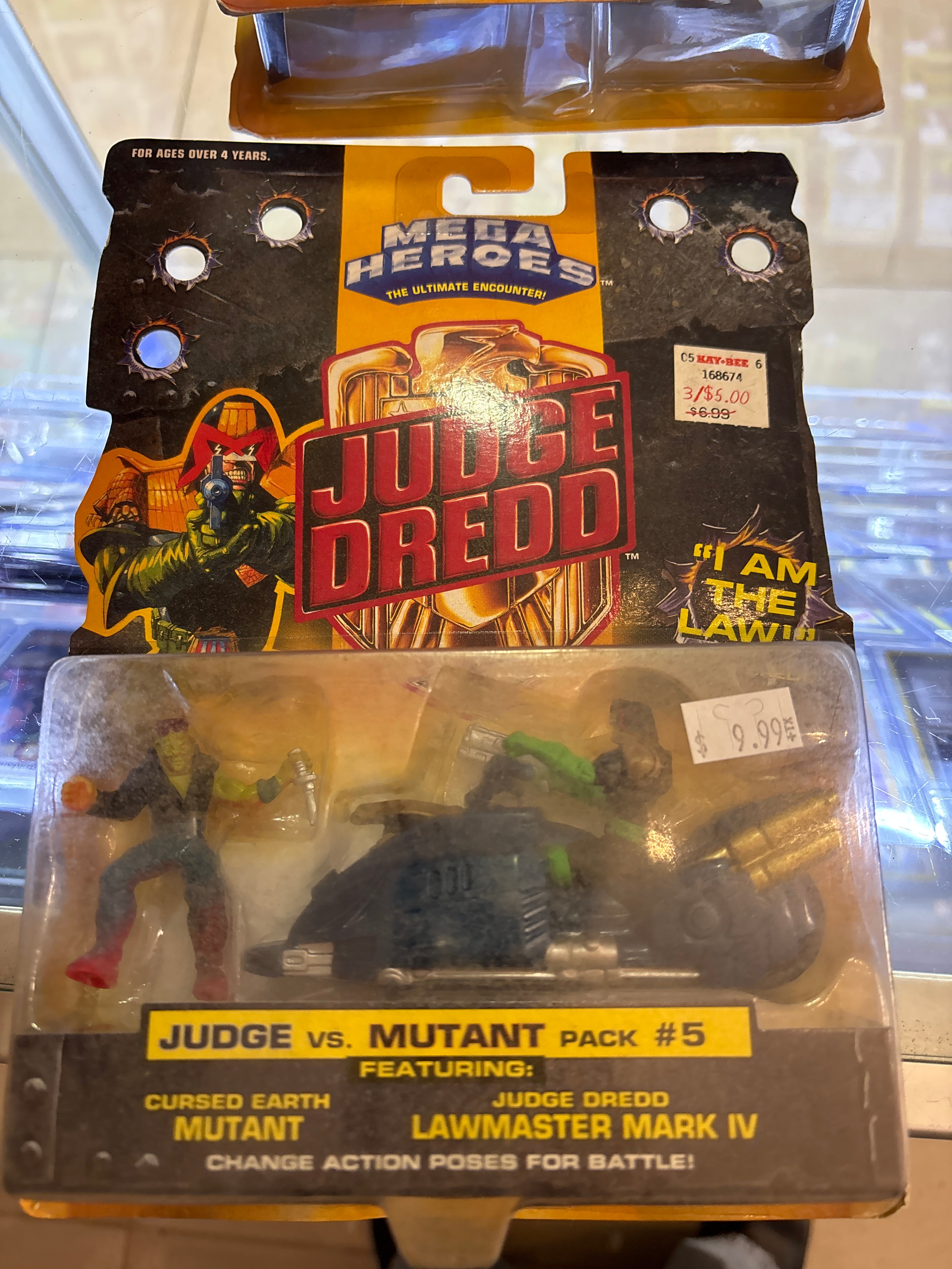 Mattel Mega Heroes Judge Dredd Judge vs Mutant pack #5 – True Believers ...