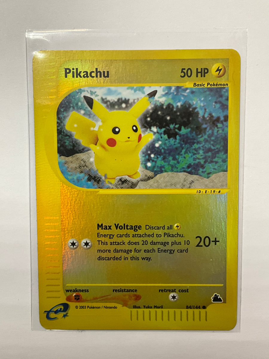 Pokémon TCG Pikachu 84/144 Skyridge NM/LP – True Believers Gaming and Collectibles