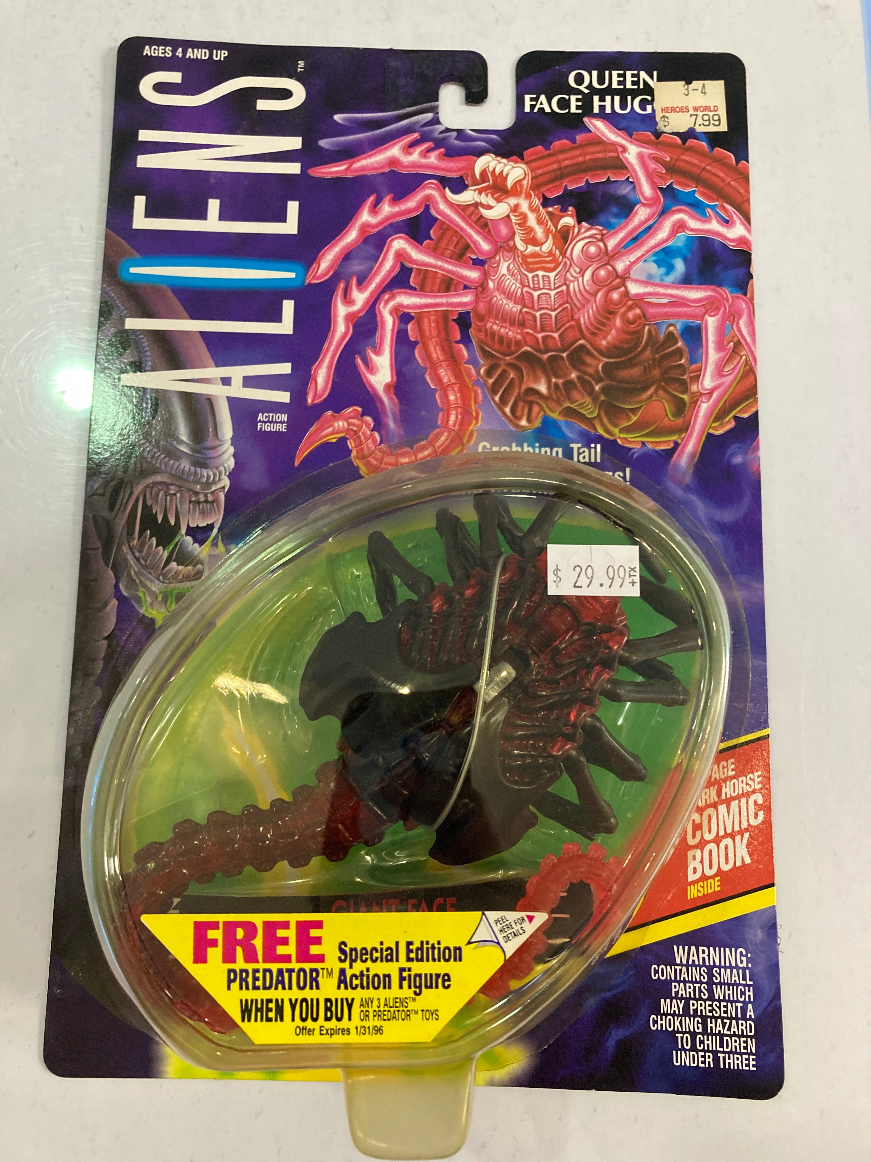 Kenner Alien Queen Face Hugger Action Figure – True Believers Gaming ...