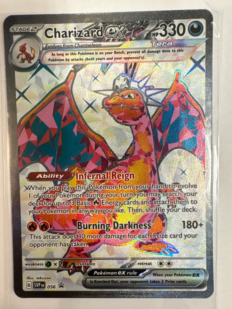 Pokemon TCG Scarlet & Violet Promo Charizard EX 056 NM – True Believers ...