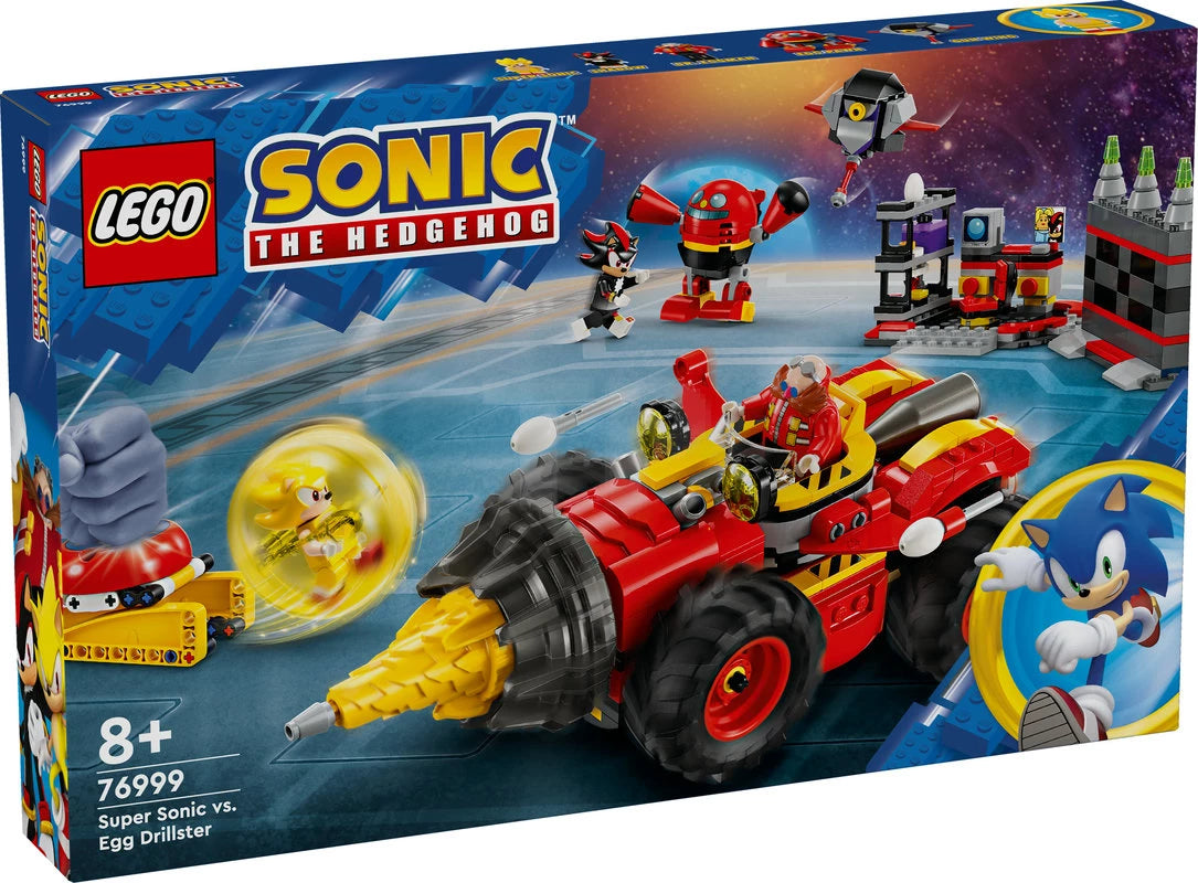 LEGO Sonic The Hedgehog Super Sonic Vs. Egg Drillster 76999 – True ...