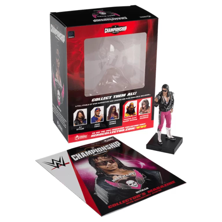 Eaglemoss Hero Collector WWE Championship Collection Collectors Bret H ...