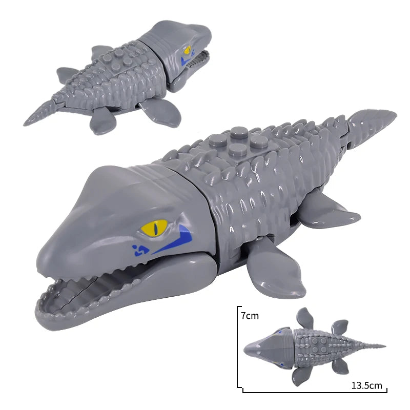 Mini Block Figure Mosasaurus Dinosaur – True Believers Gaming and ...