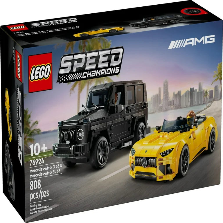 LEGO Speed Champions Mercedes AMG G63 & Mercedes AMG SL 63 76924 – True ...