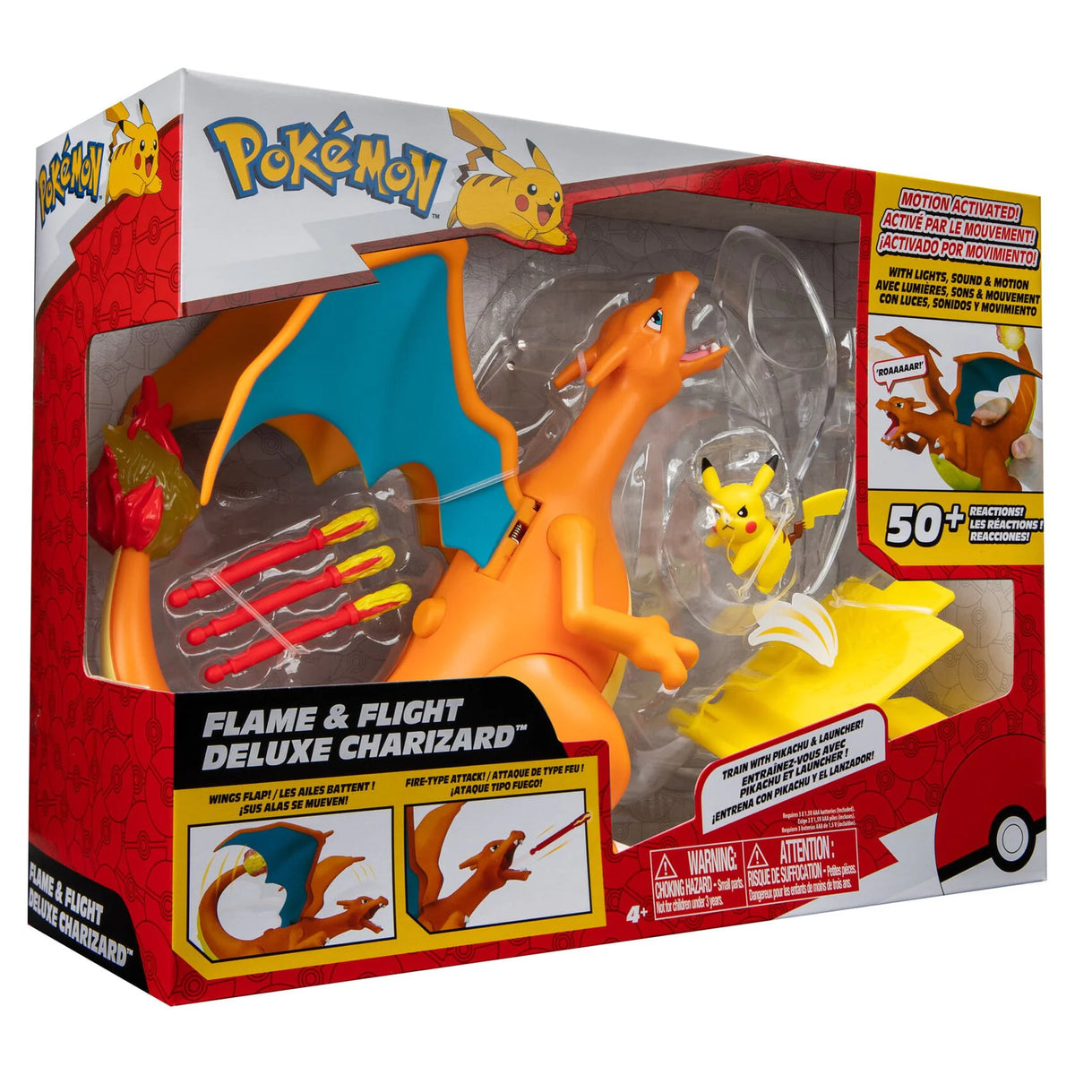 Jazwares Pokémon Flame & Flight Deluxe Charizard – True Believers ...