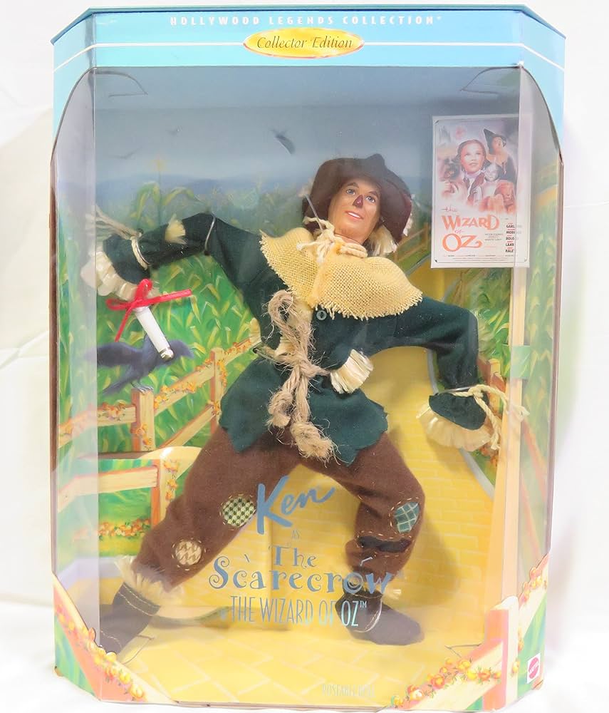 Mattel Hollywood Legends Collection Ken is the Tim Scarecrow in the Wi ...