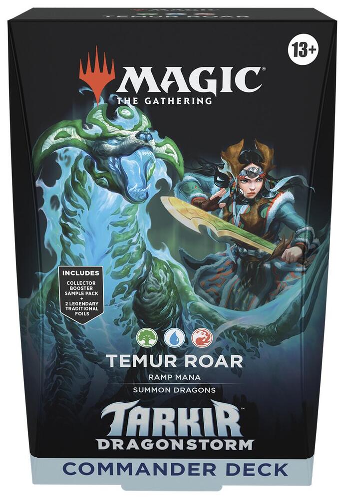 (TEMUR ROAR) MTG TCG Tarkir Dragonstorm Commander Deck – True Believers ...