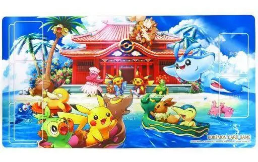 (J) Pokémon TCG Standard Playmat Pikachu Beach – True Believers Gaming ...