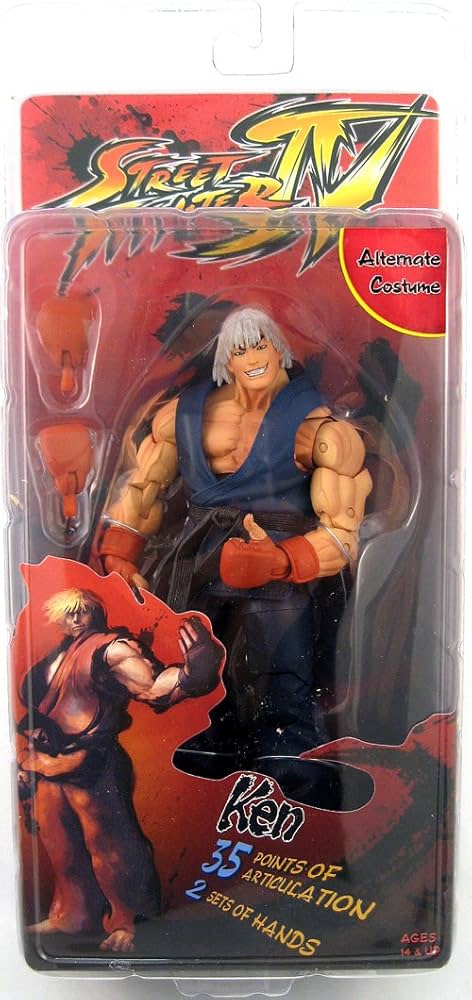 Neca Street Fighter IV Ken Alternate Costume Action Figure – True ...