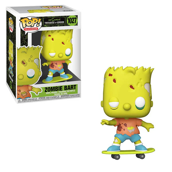 Funko Pop Television The Simpsons Treehouse of Horror Zombie Bart #102 ...