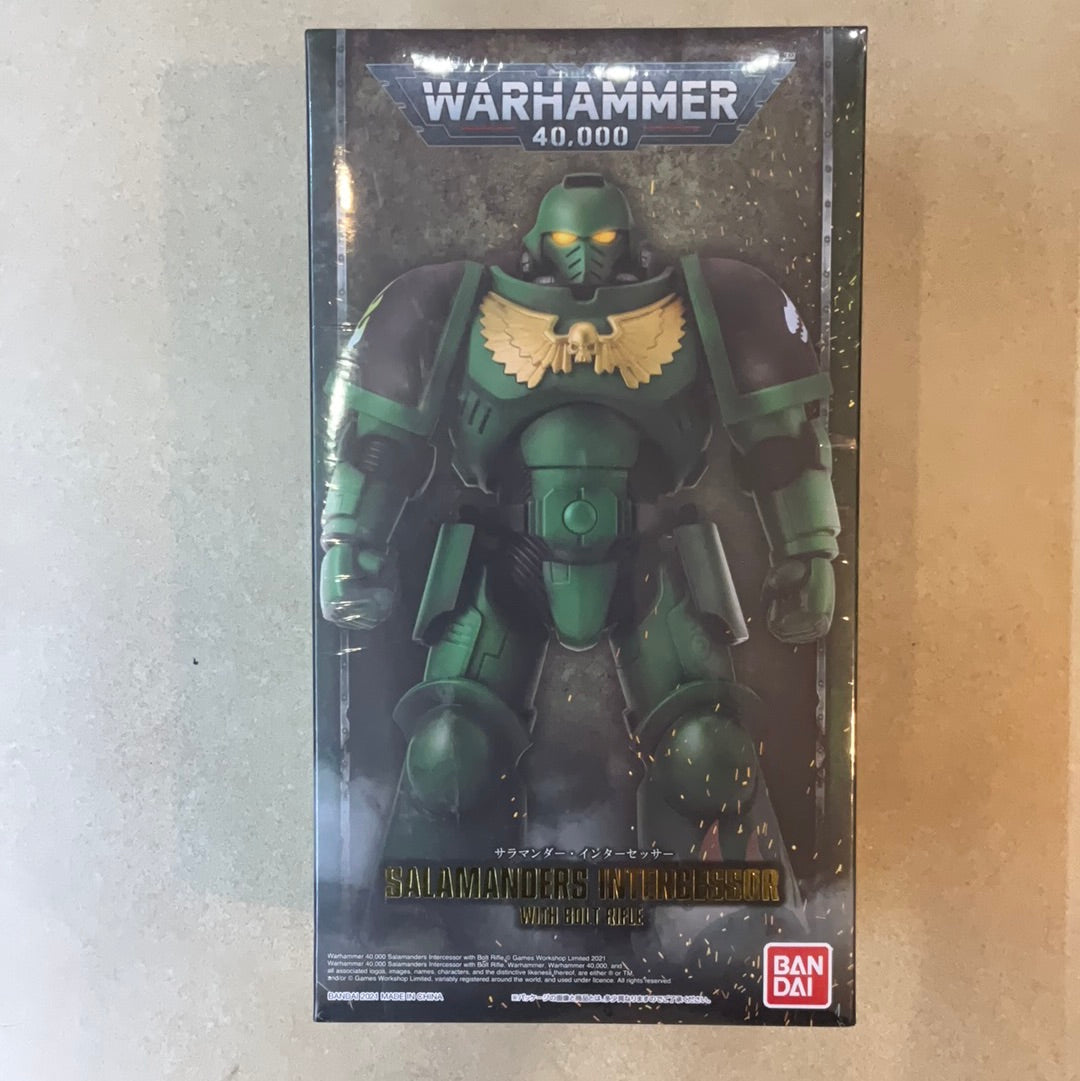 Bandai WarHammer 40k Salamanders Intercessor 7” Figure – True Believers ...