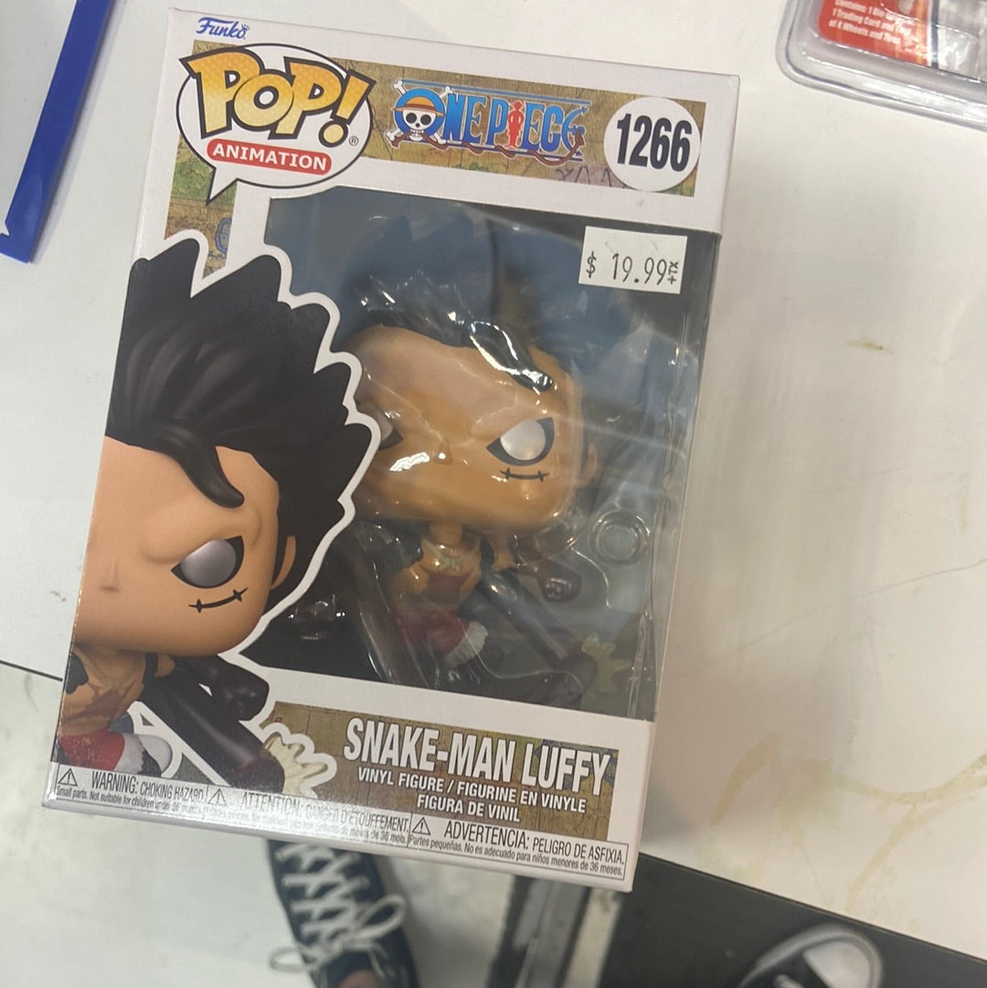 Funko Pop One Piece Snake Man Luffy #1266 – True Believers Gaming and ...