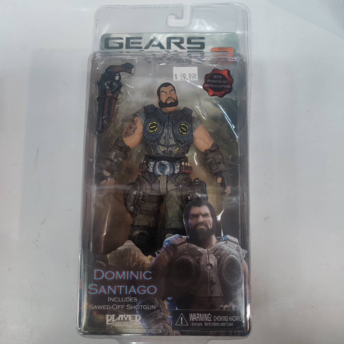 Neca Player Select Gears of War 3 Dominic Santiago Figure – True ...