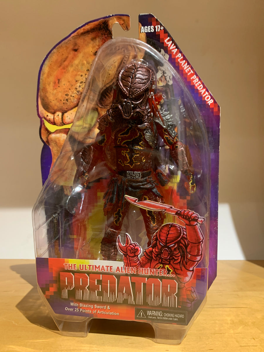 NECA Predator Lava Planet Predator Articulated Figure – True Believers ...