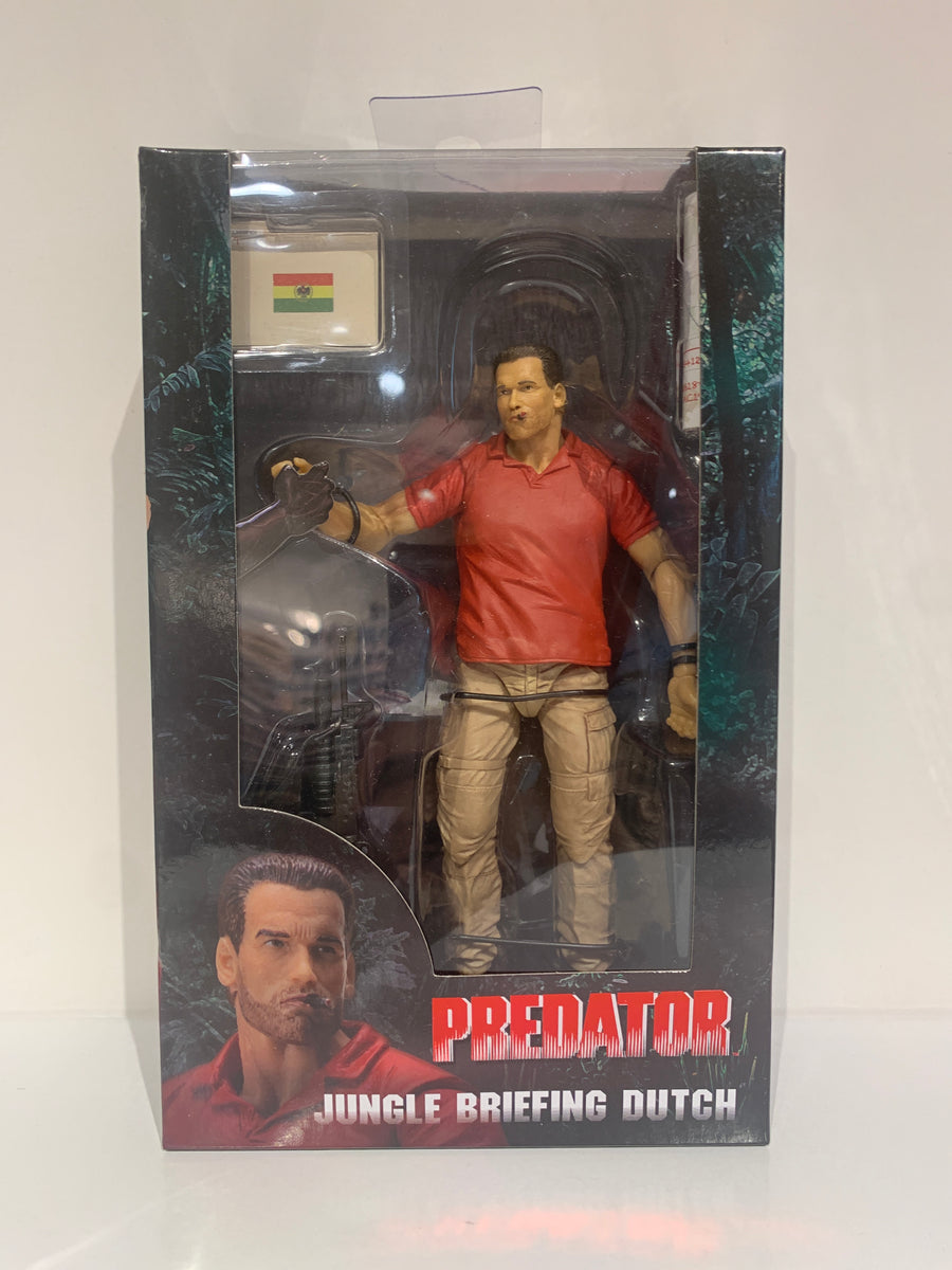 NECA Predator Jungle Briefing Dutch Boxed Articulated Figure SDCC 2017 ...